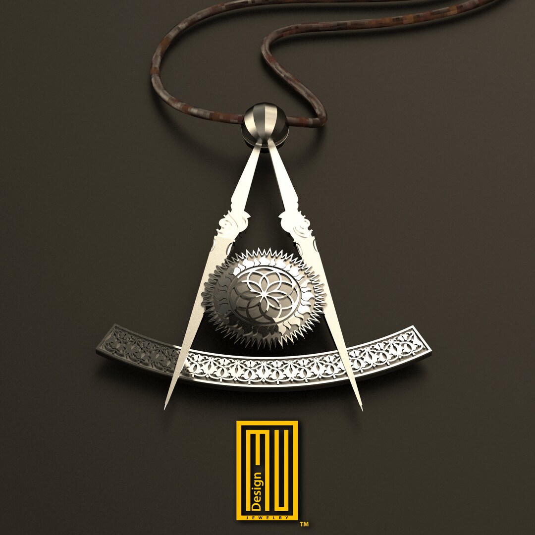 Masonic Pendant Past Master Symbol Without Square - Etsy