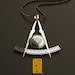Masonic Pendant Past Master Symbol Without Square - Etsy
