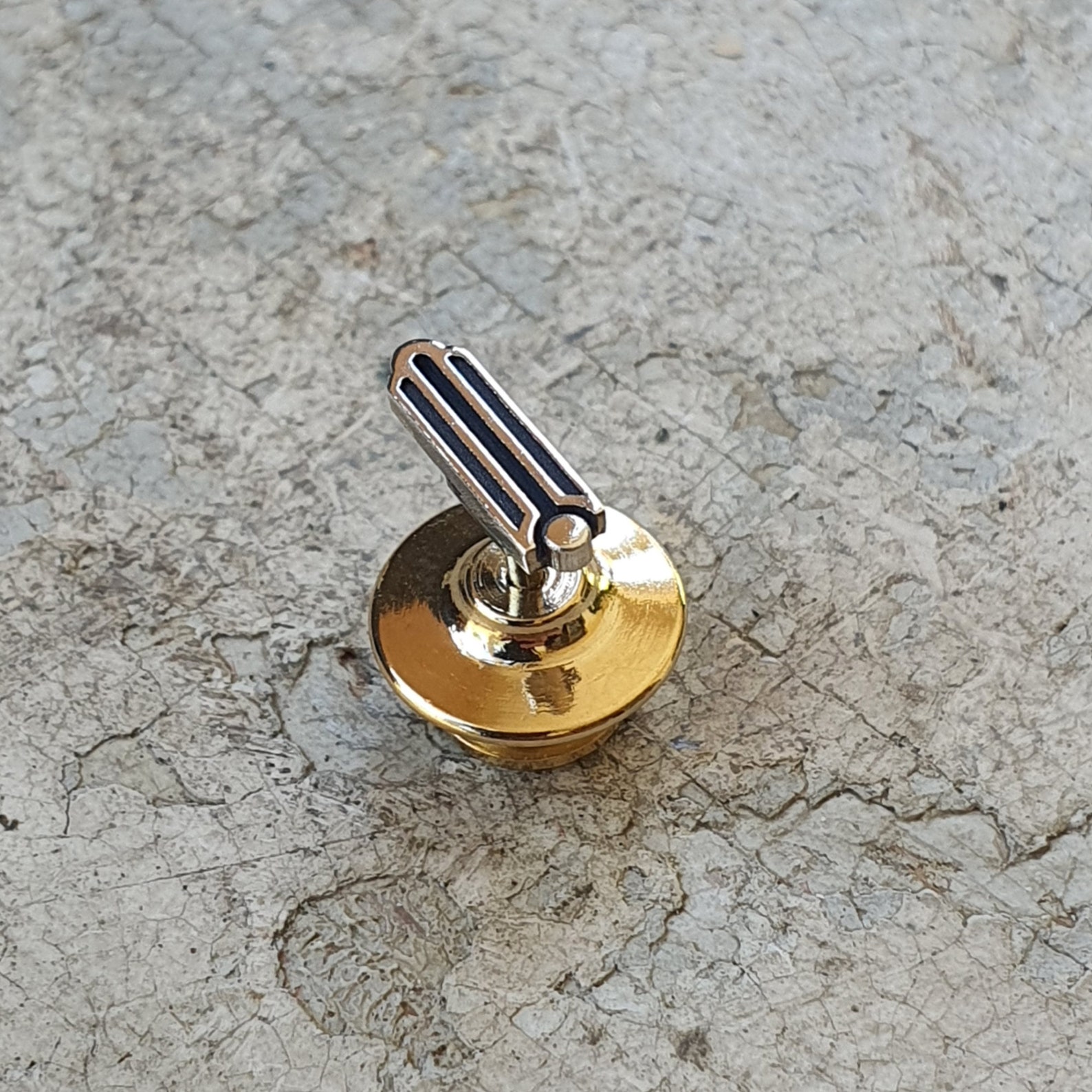 Masonic Plumb Lapel Pin 925K Sterling Silver | Etsy