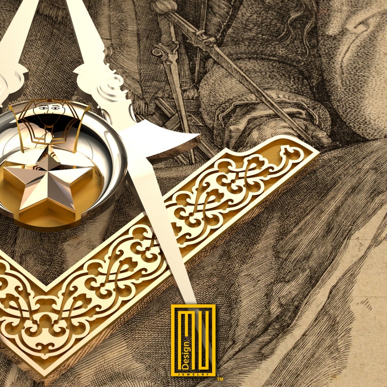 Masonic Pendant AAONMS Shriner Scimitar | Etsy