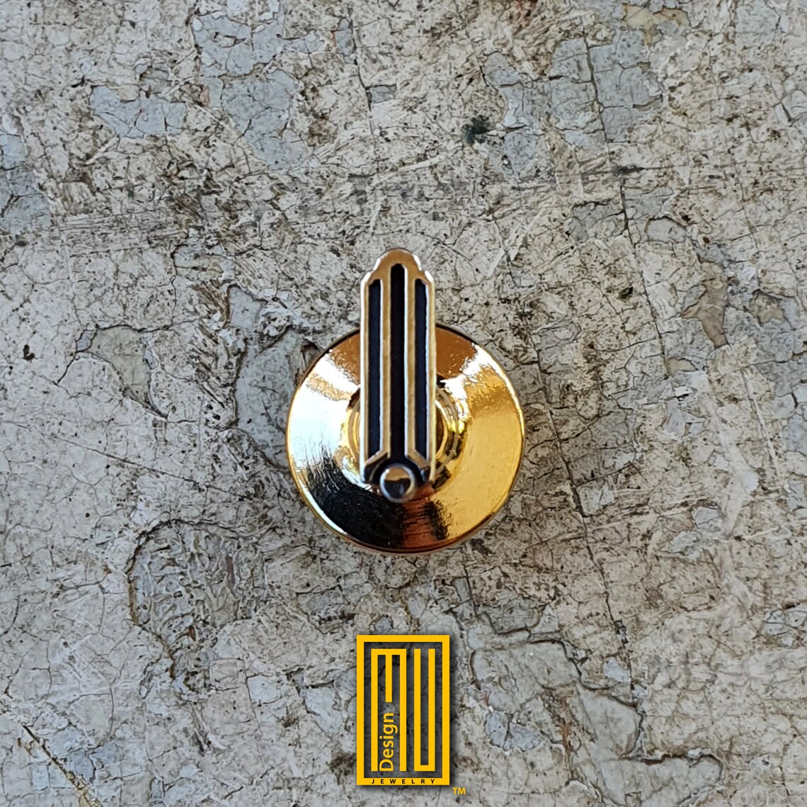 Masonic Plumb Lapel Pin 925K Sterling Silver | Etsy