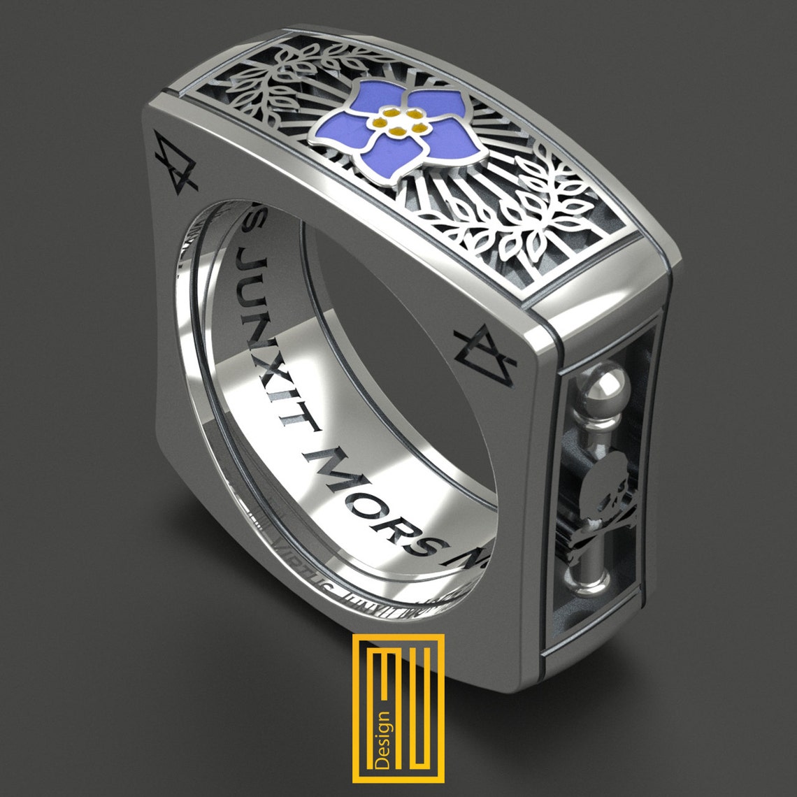 Forget Me Not Ring - Etsy