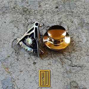 Past Master Lapel Pin Gold or Solid Silver - Etsy