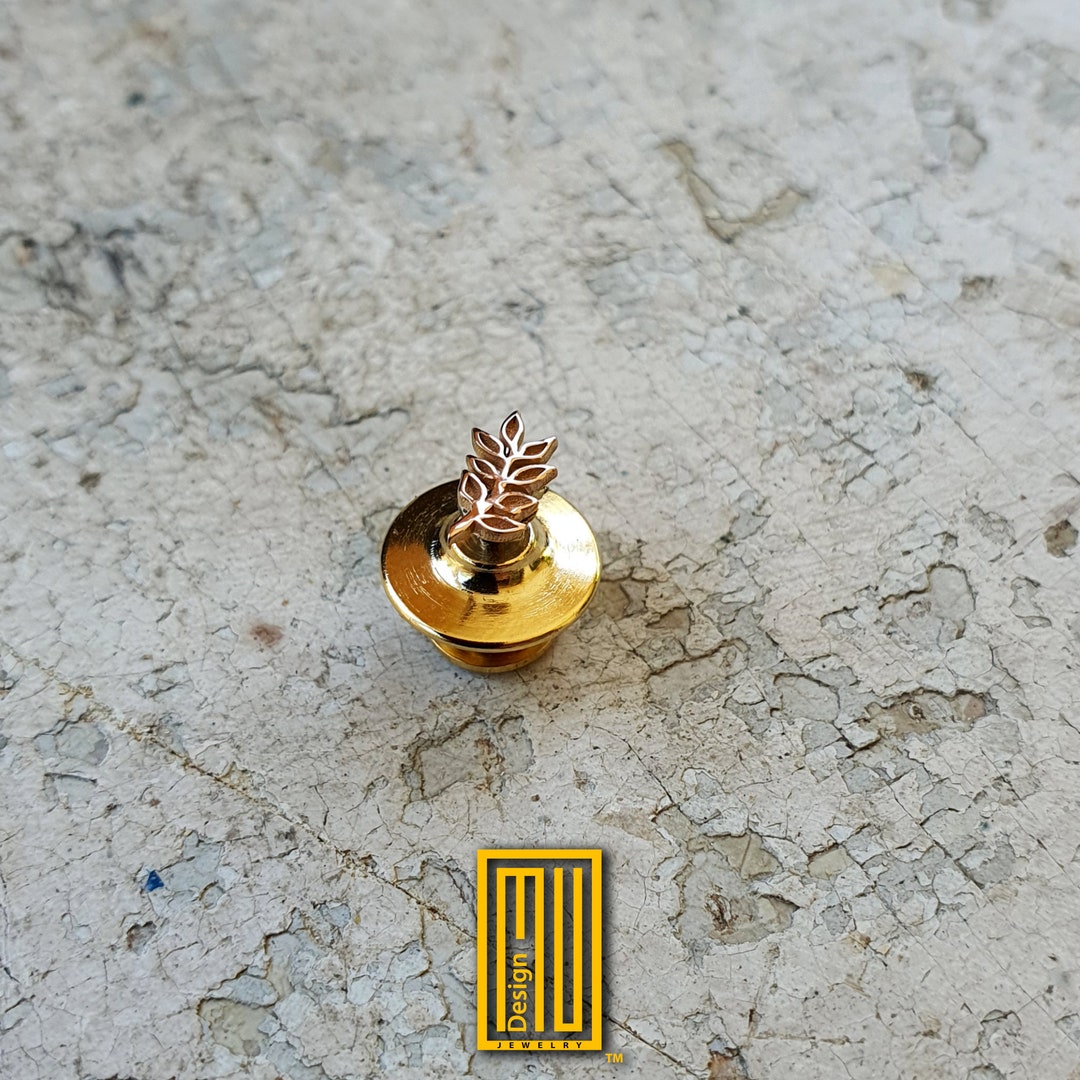 Master Degree Acacia Lapel Pin Sterling Silver or Gold - Etsy