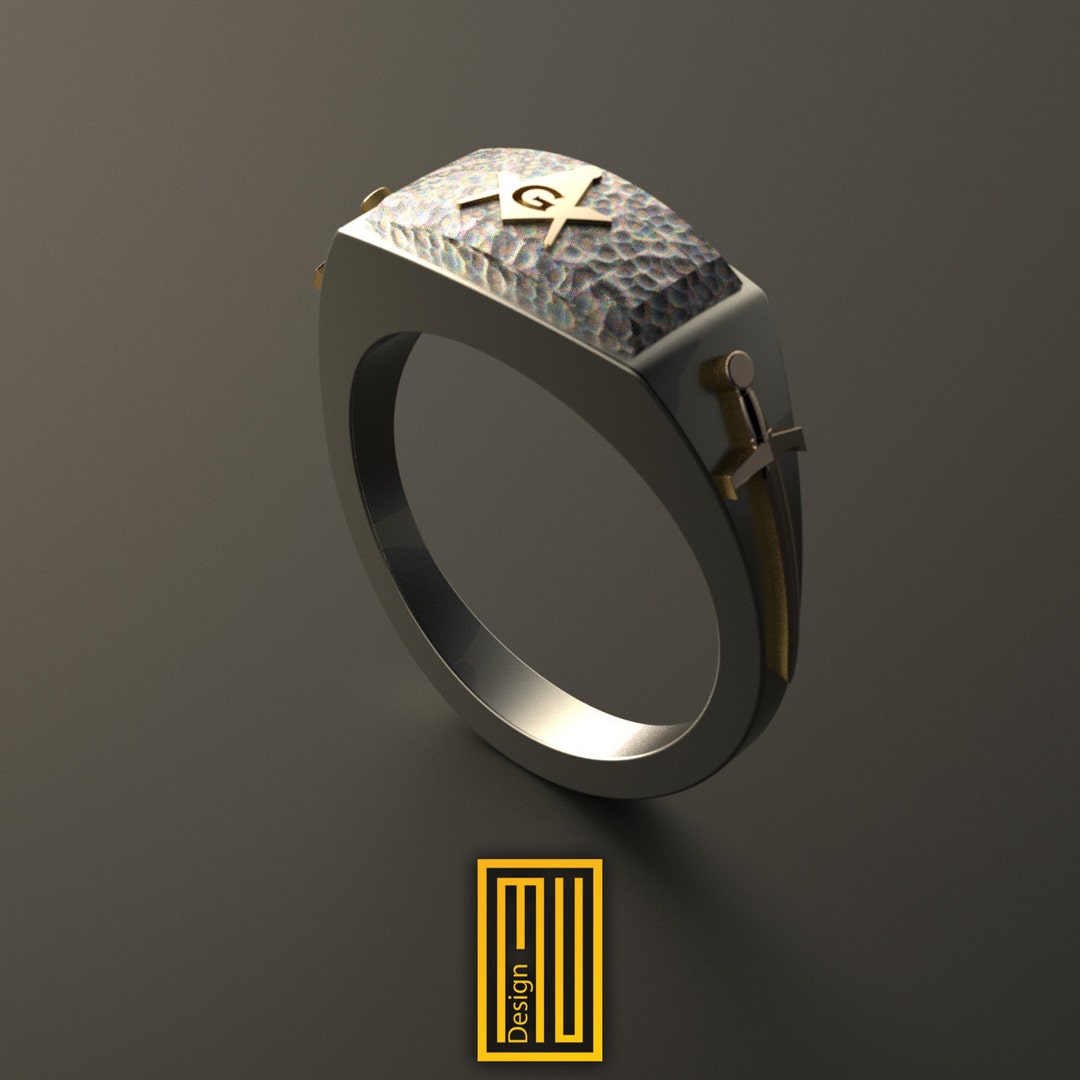 Ring for Knights With S&C and Rough Ashlar - Etsy