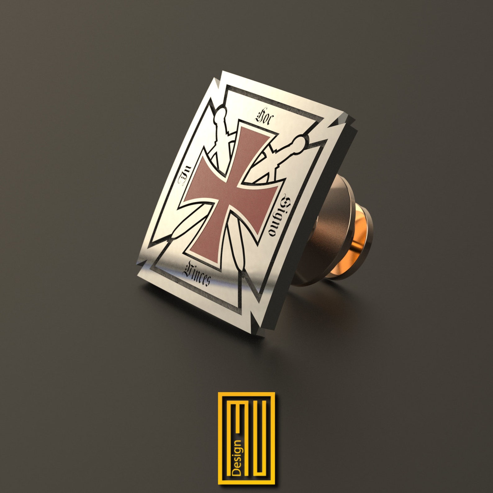 Knights of Templar Lapel Pin - Etsy