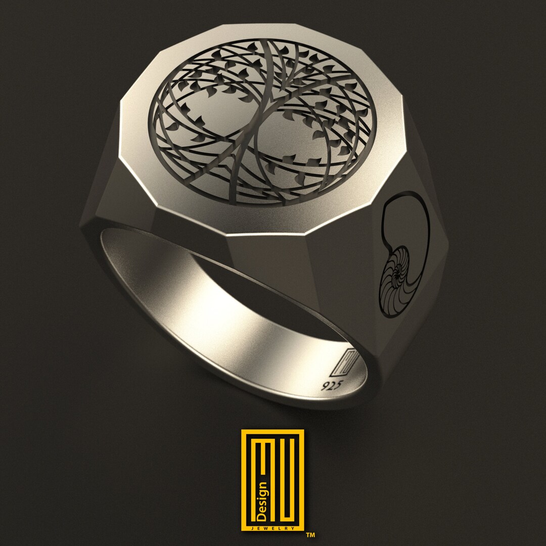 Minimalist Tree of Life Ring - Etsy