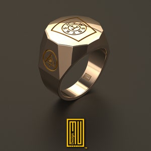 Minimalist York Rite Ring - Etsy UK