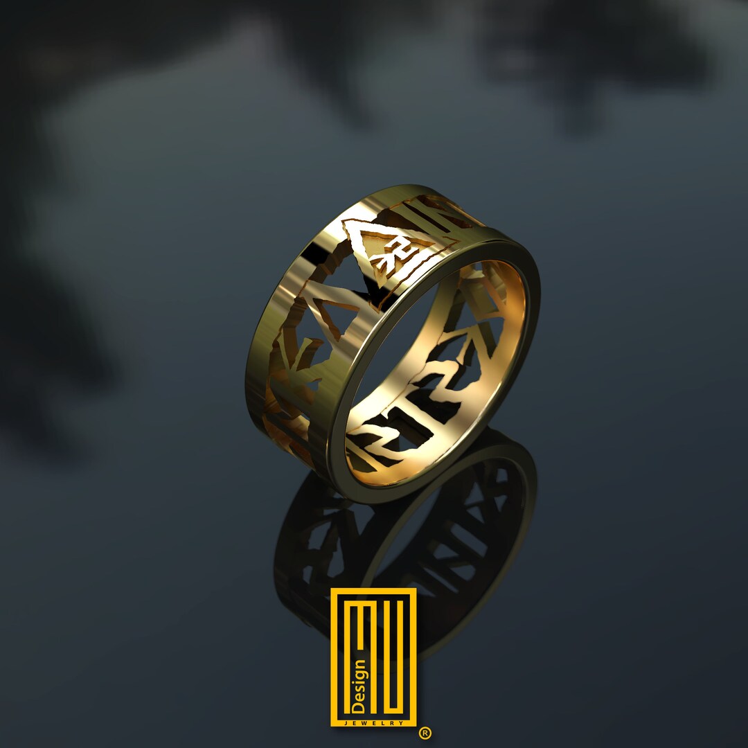 Masonic Ring With 32nd Degree Symbols - Etsy
