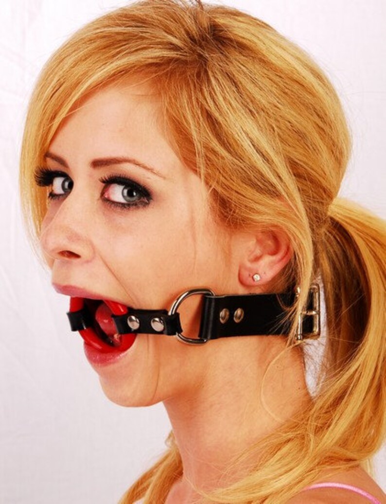 The Original Super Grip Ring Gag™ Leather Straps 6 Sizes 3 Colors Free