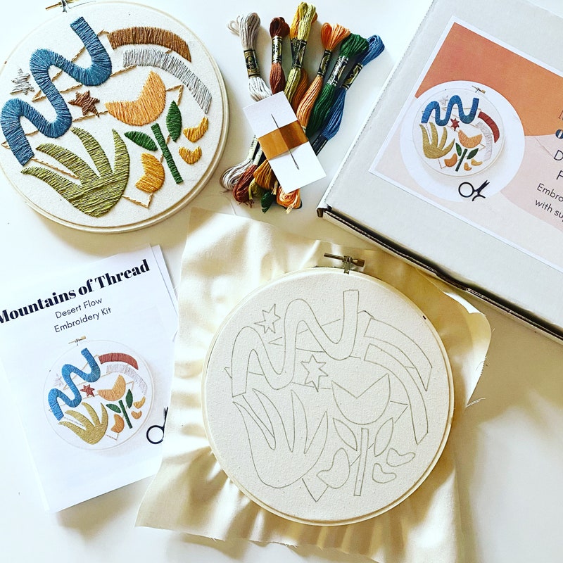 Abstract Embroidery - Etsy