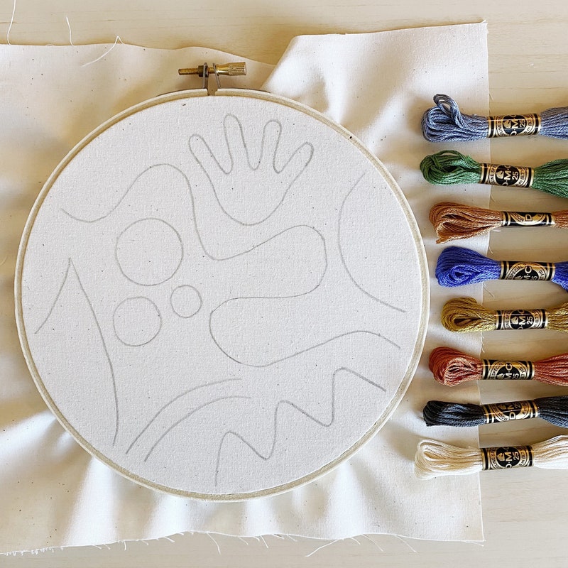 Abstract Embroidery - Etsy