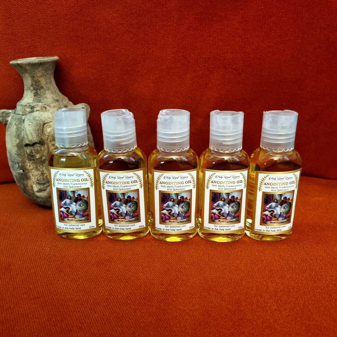 5 Anointing Oil From Jerusalem Frankincense,myrrh and Spikenard 50 Ml ...