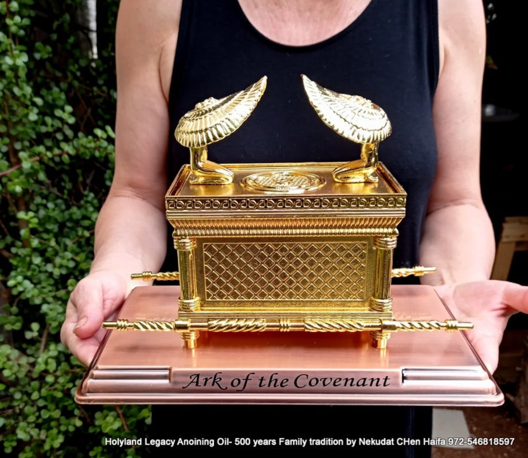 Gold Tone Plated Copper XL Ark of the Covenant Land of the Bible Gift ...