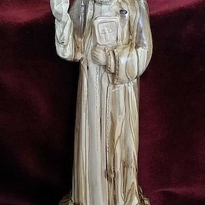 St. Charbel Makhlouf Youssef Antoun Olive Wood Handmade Maronite ...