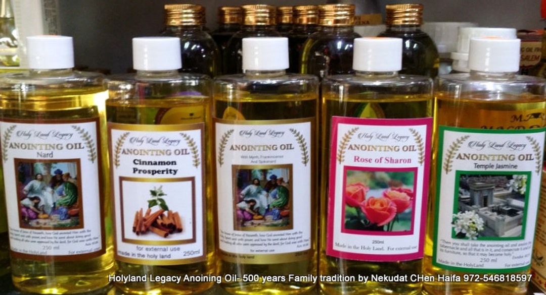 5 Holyland Legacy Anointing Oil From Jerusalem Frankincense,myrrh ...
