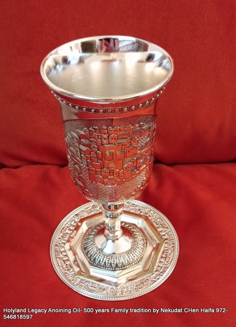 Extra Large Silver Coated 925 Communion Cup Grail Goblet - Etsy