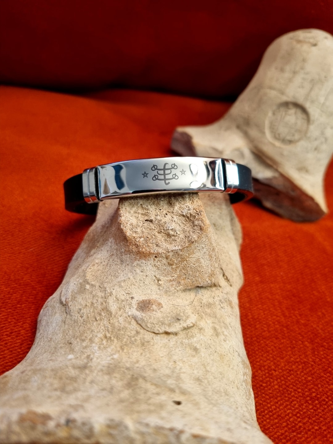 Baha'i "ringstone" Symbol Stainless Steel High Quality Bracelet Bahai ...