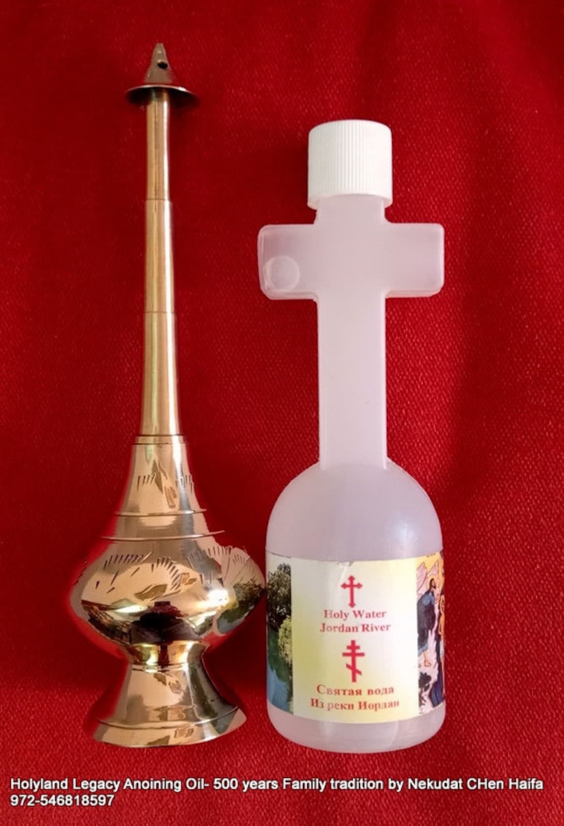 Brass Sprinkler and Purification Holy Water From Blessed - Etsy
