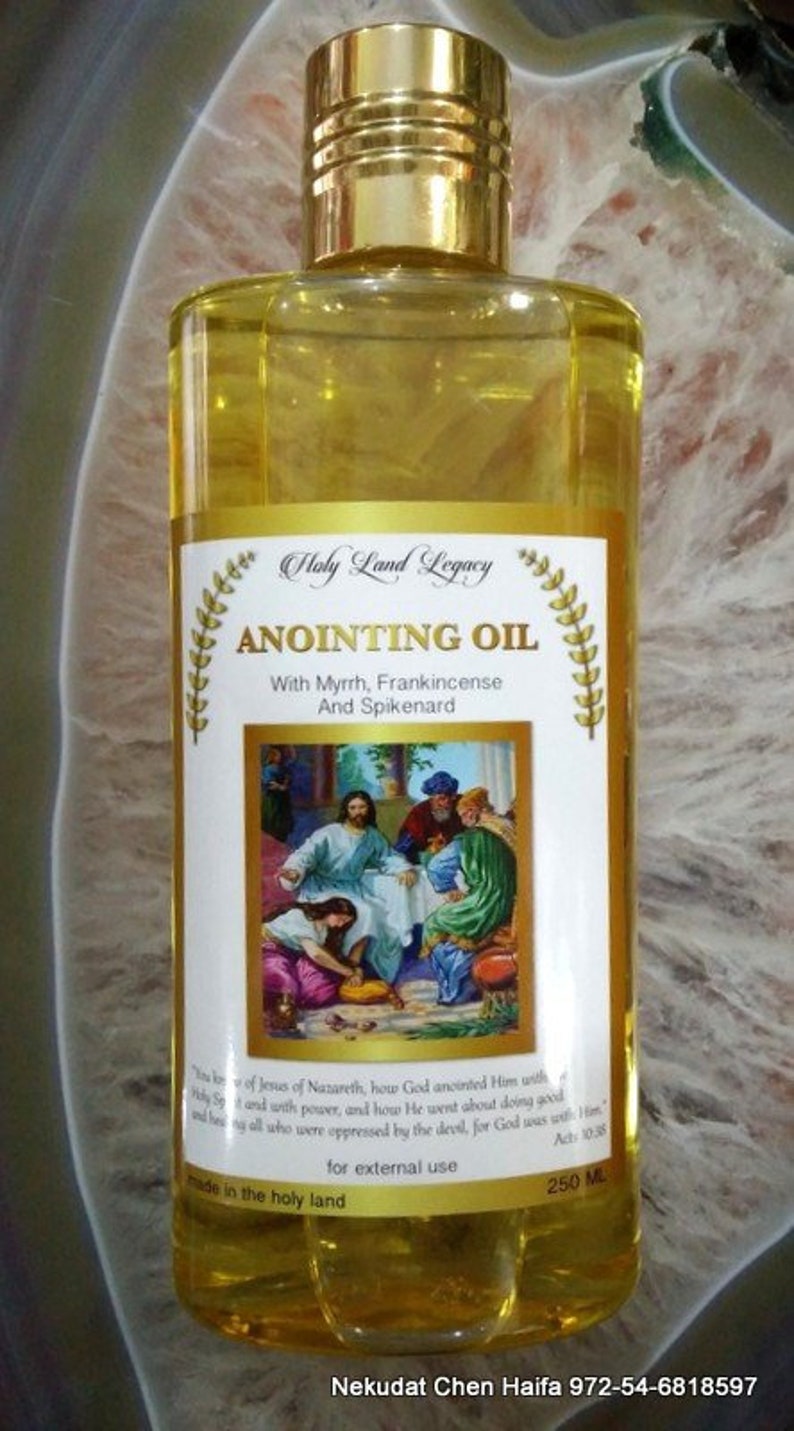 Anointing Oil From Jerusalem Pure Fresh Virgin Olive Oil Scented With ...