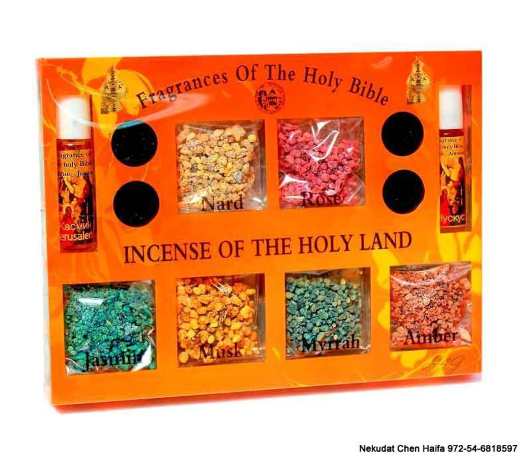 Anointing Oil Land of the Bible Incense Gift Pack From the Holy Land ...