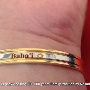 Baha'i "ringstone" Symbol Pure Copper Magnetic Bracelet 6 Magnets ...