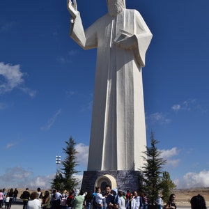 St. Charbel Makhlouf Youssef Antoun Resin Statue 20 Cm,7.8"high, Wood ...