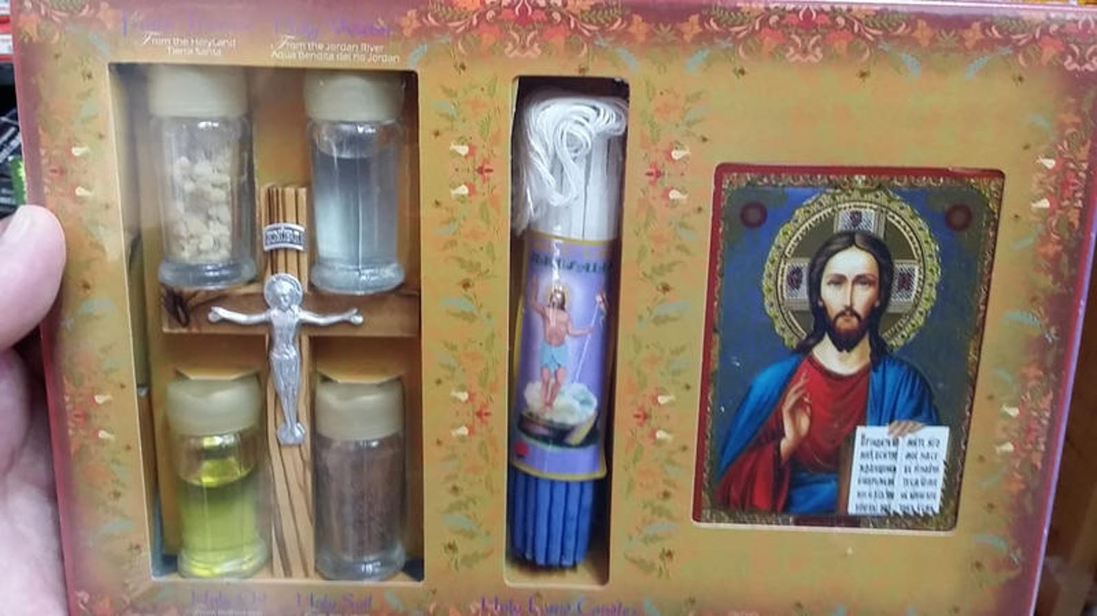 4 Elements Set of Holy Water,jerusalem Soil,anointing Oil, 33 Candles ...