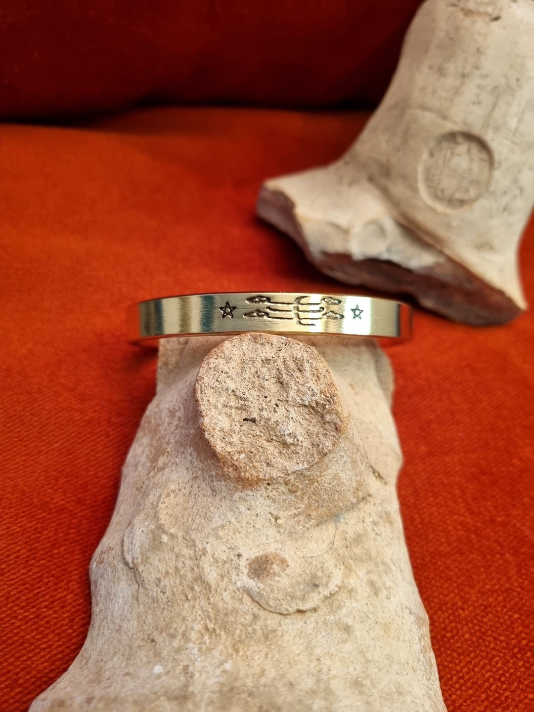 Baha'i "ringstone" Symbol Brass High Quality Bracelet Bahai Gift From ...