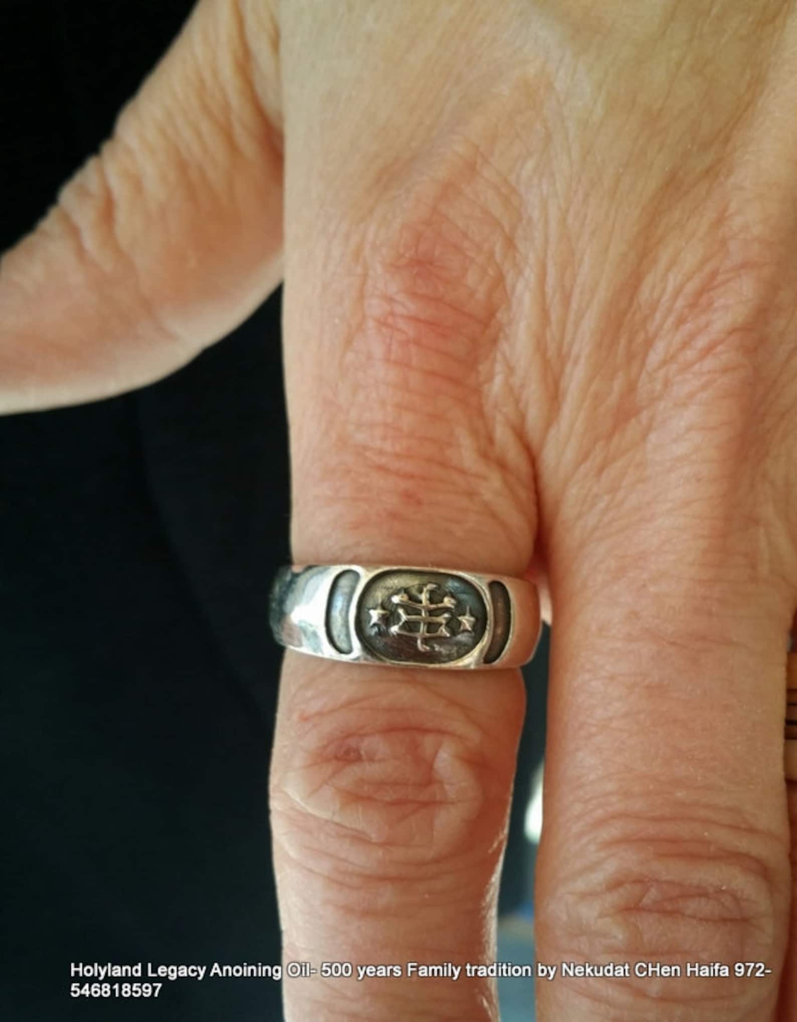 Baha'i Ring Silver Ring Stone Symbole Bahai Gift From - Etsy