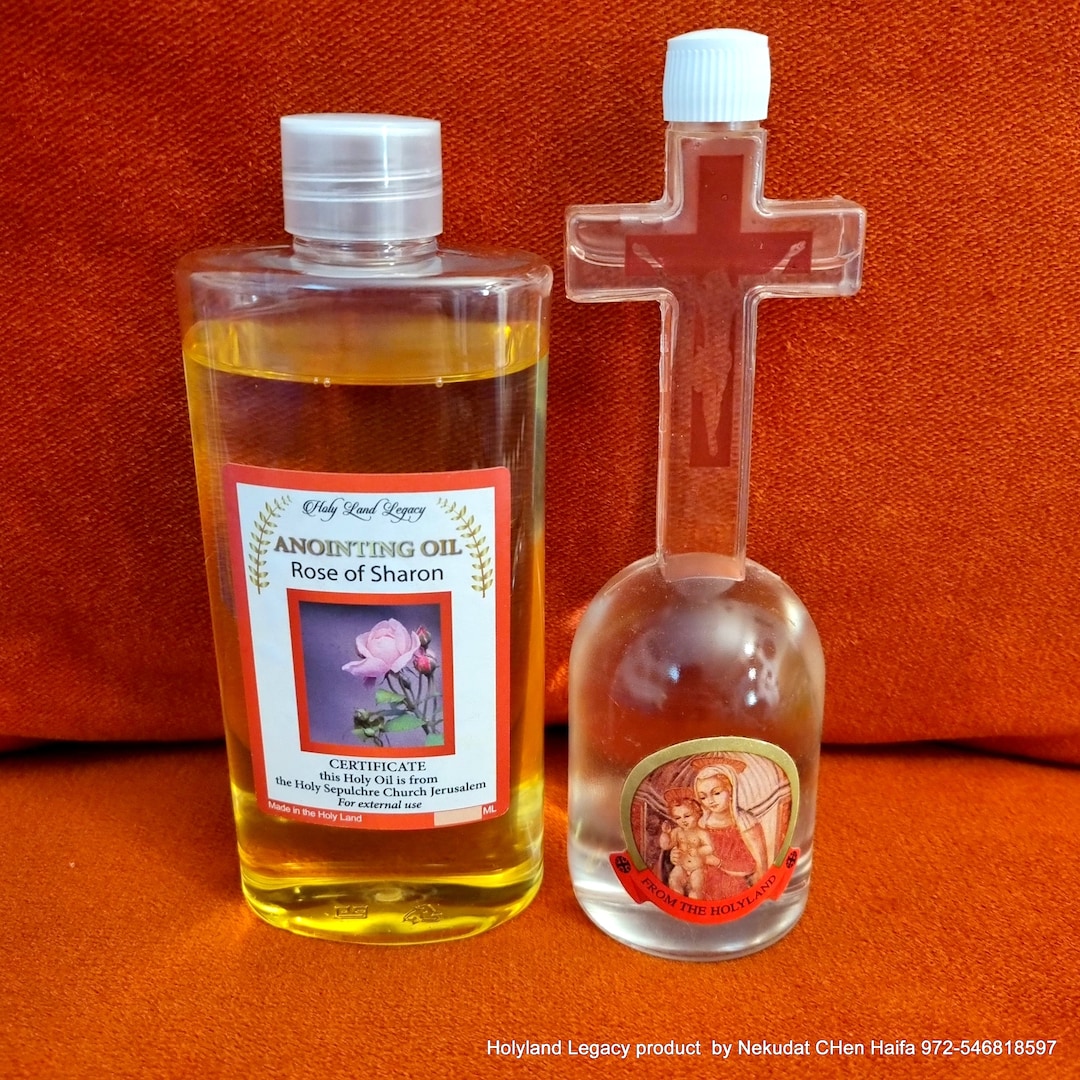 Purification Anointing Oil Rose of Sharon 8.45 Oz Holy Water From ...