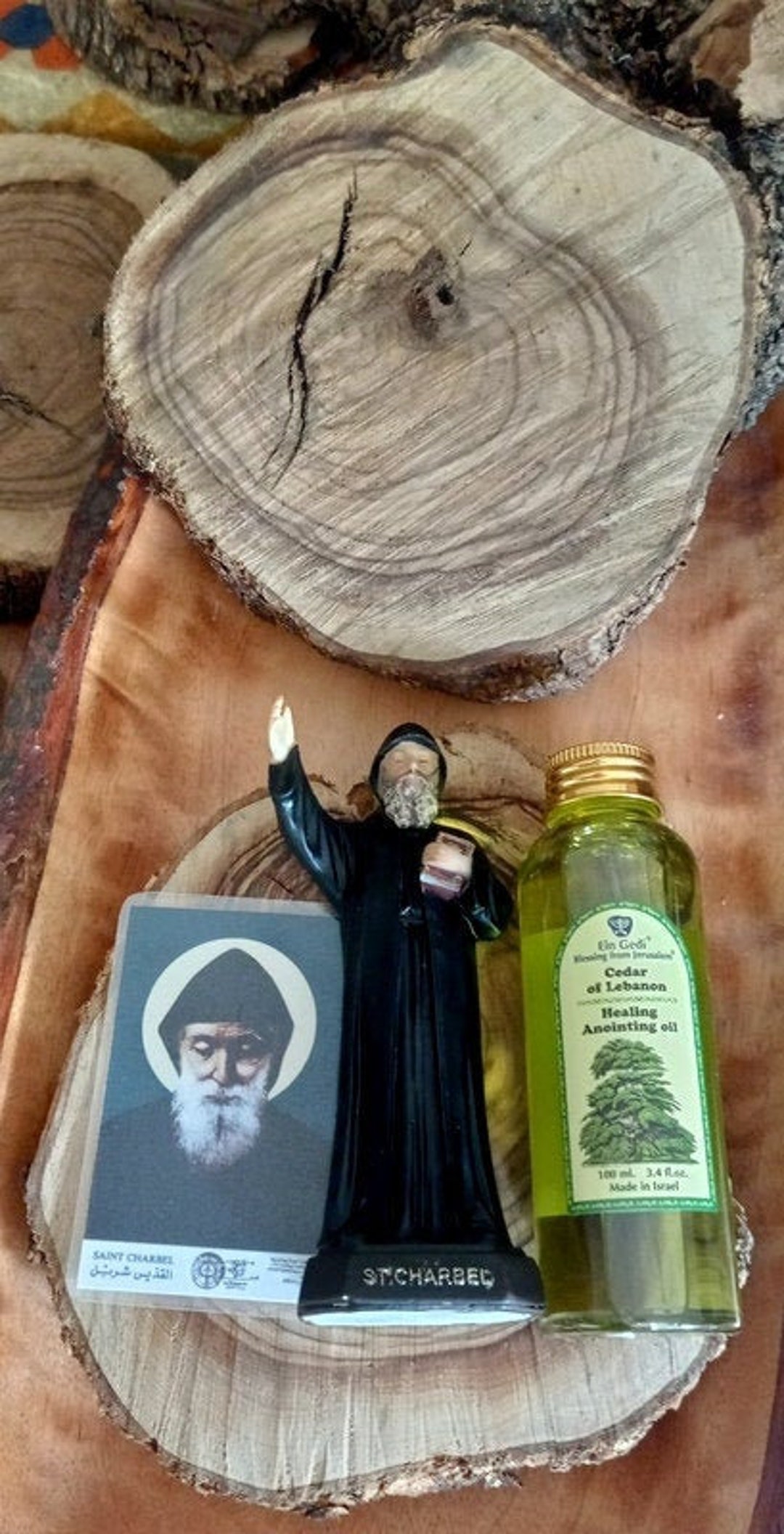 St. Charbel Makhlouf Maronite Handmade Metal Statue Copper 10 Cm High ...