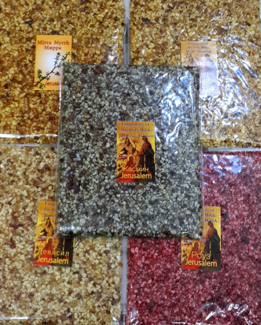 5 Jerusalem Resin Natural Incense Fragrance of the Bible ,bahur ...