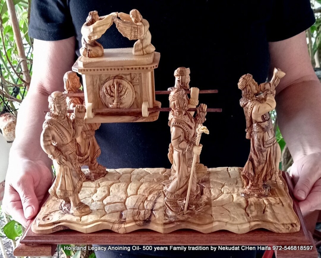 Free Shipping Ark of Covenant Scene Amazing Carving Hand-crafted XL ...