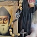 St. Charbel Makhlouf Youssef Antoun Resin Statue 20 Cm,7.8high, Wood ...
