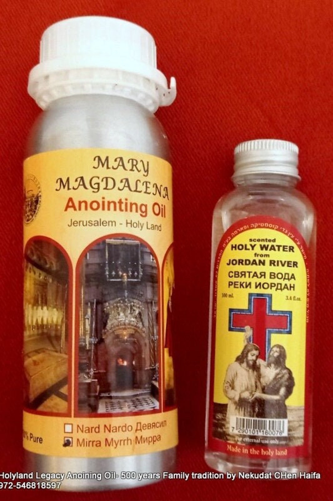 Mary Magdalena Anointing Oil Myrrh Oil 250 Ml,8.45 Oz,holy Water Jordan ...