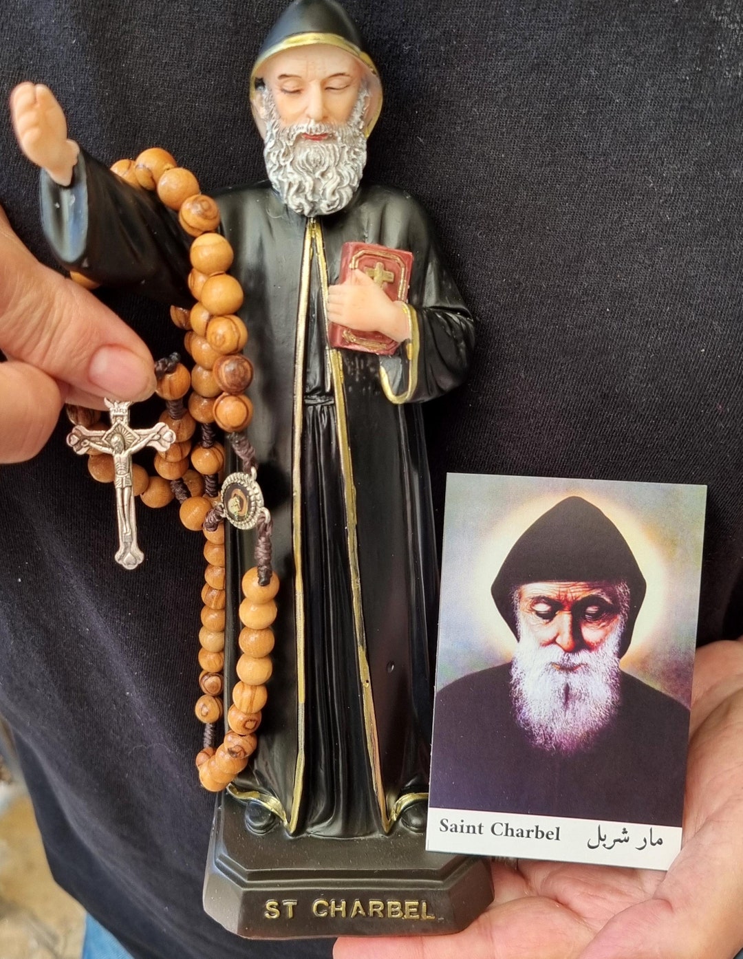 St. Charbel Makhlouf Youssef Antoun Resin Statue 20 High Catholic Monk ...