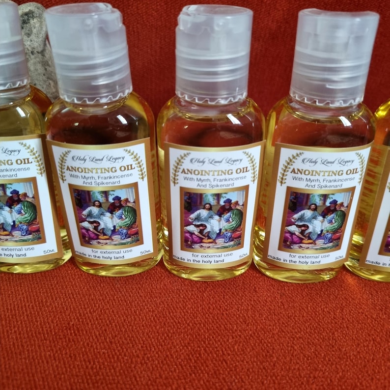5 Anointing Oil From Jerusalem Frankincense,myrrh and Spikenard 50 Ml ...