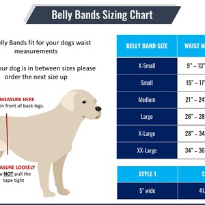 Paw Prints, Dog Marking, Dog Belly Band, Puppy Wraps, Training Dog Band ...