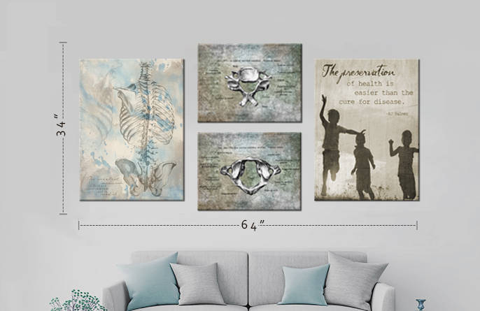 Chiropractic or Physical Therapy Display Wall