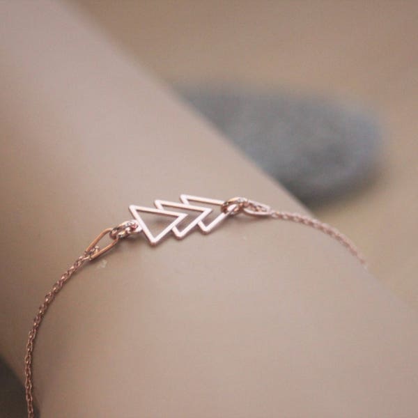 Triangle Bracelet - Etsy