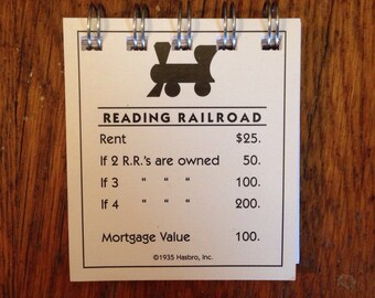 Monopoly railroad | Etsy