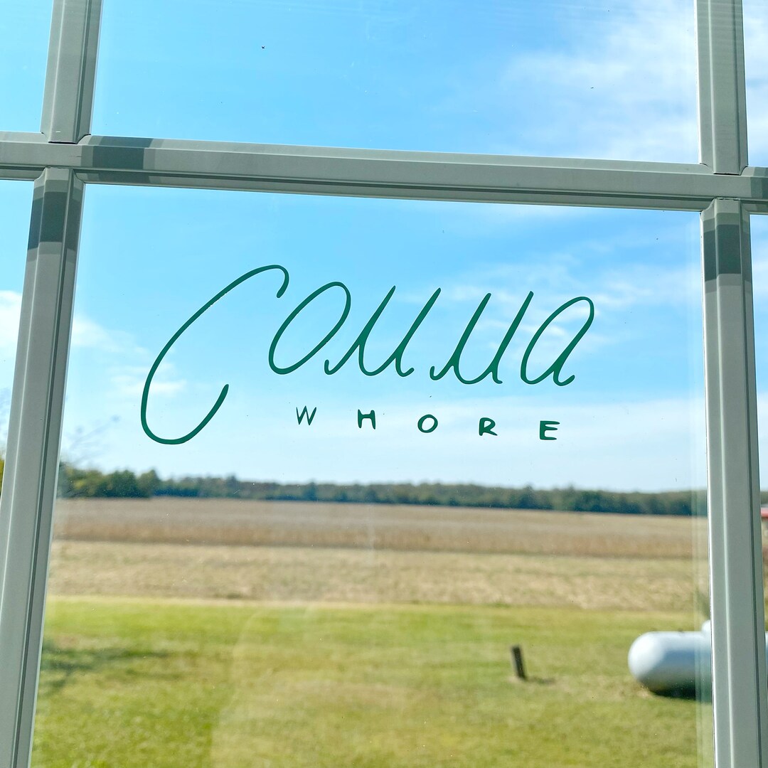 Coma Whore Vinyl Car Decal, Funny Writer Editor Gift, Oxford Comma ...