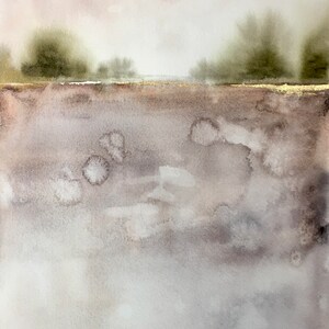 Watercolor Fine Art Print, "below the Surface", Fine Art Print on 100% ...