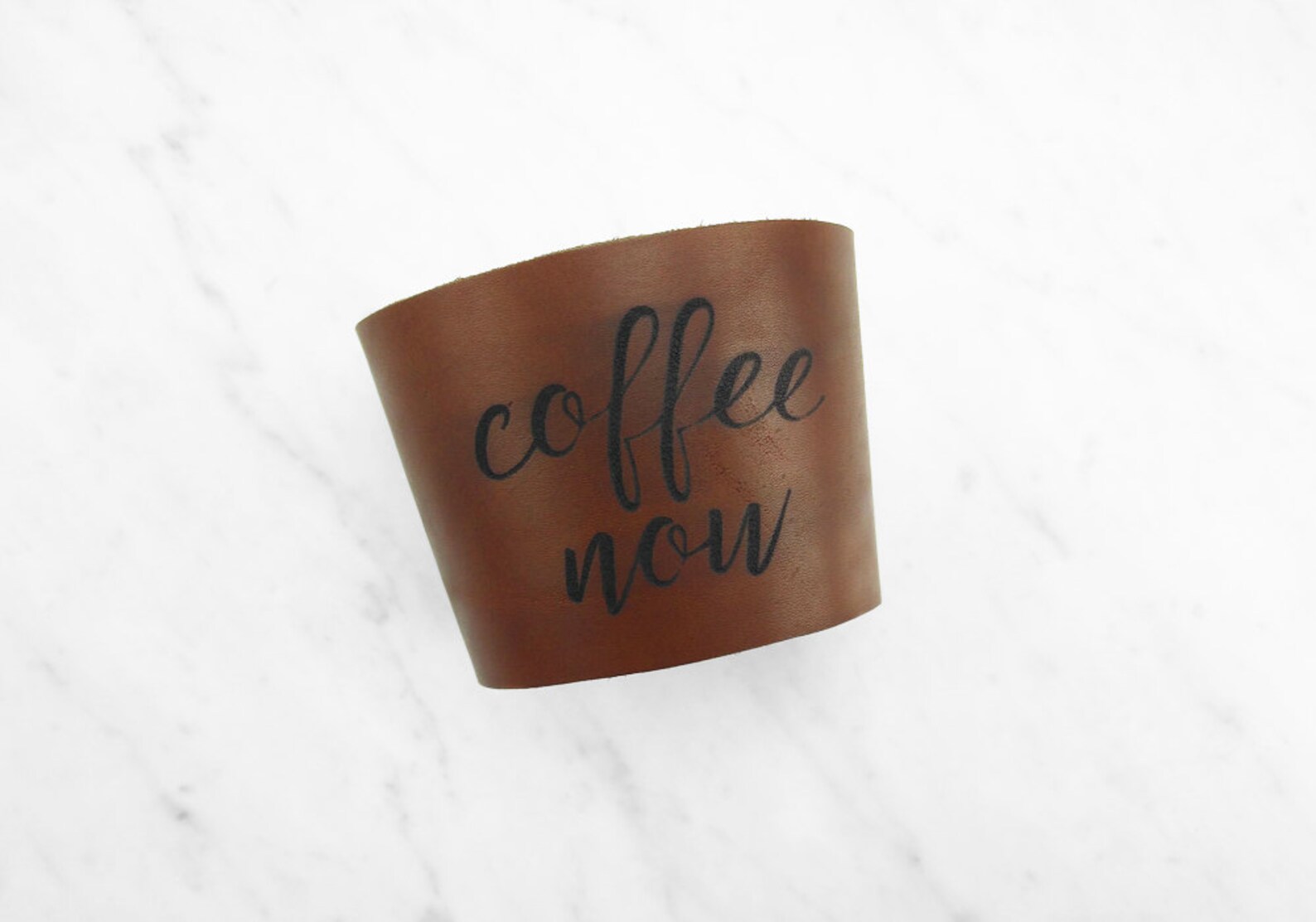 CUSTOM Reusable Coffee Sleeve Coffee Cozy Leather Coffee | Etsy