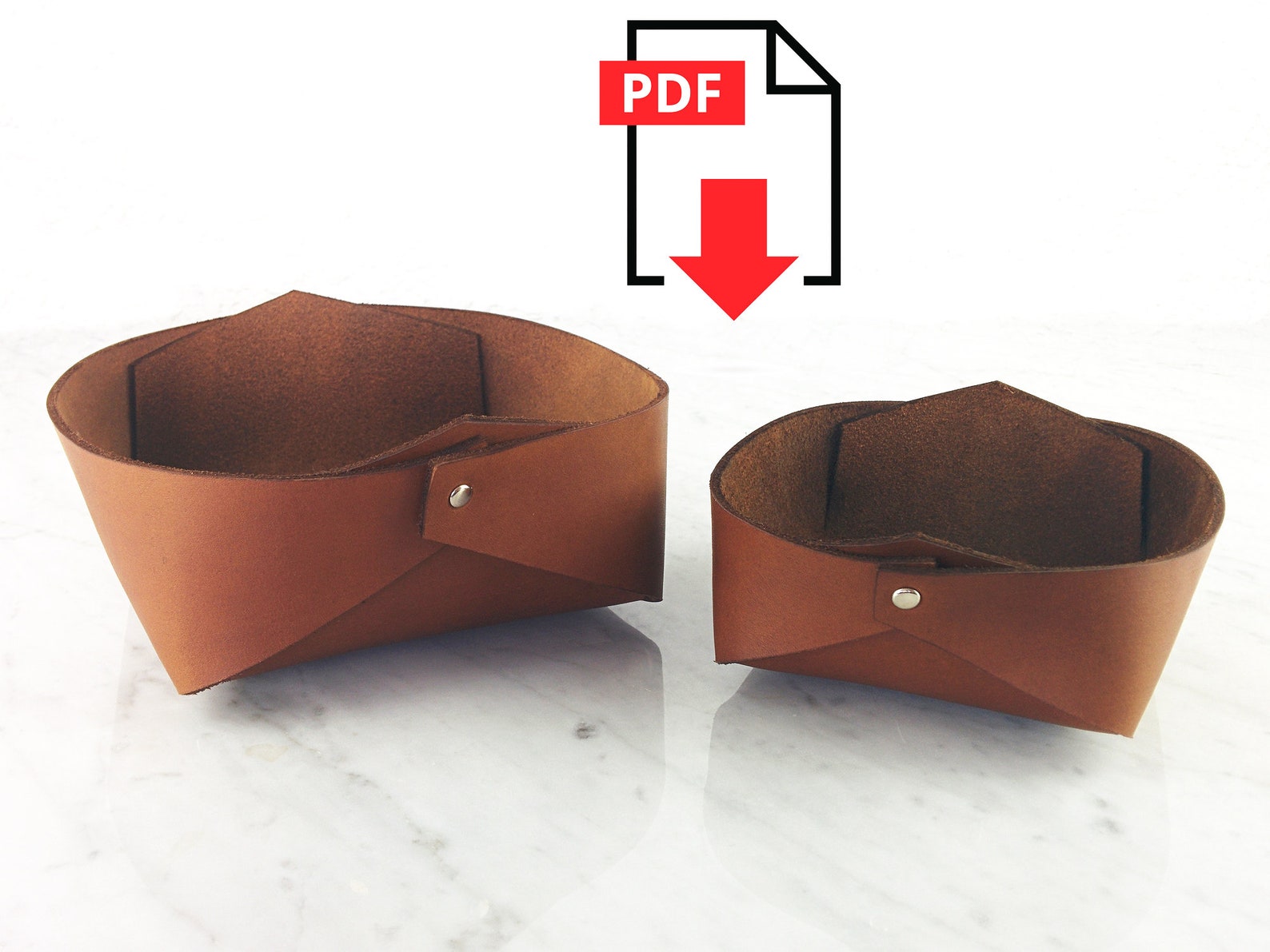 Leather Valet Tray, Leather Patterns and Templates PDF, Download ...
