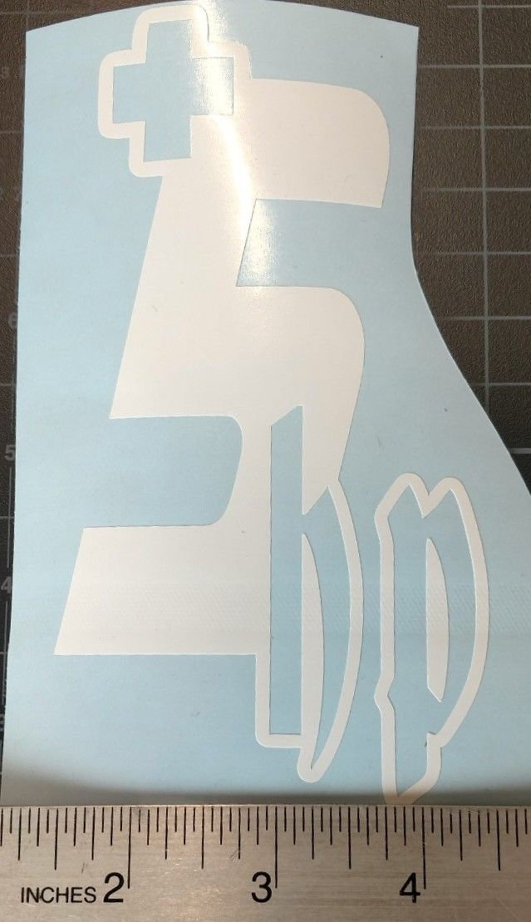 Plus 5 HP Vinyl Decal Sticker - Etsy