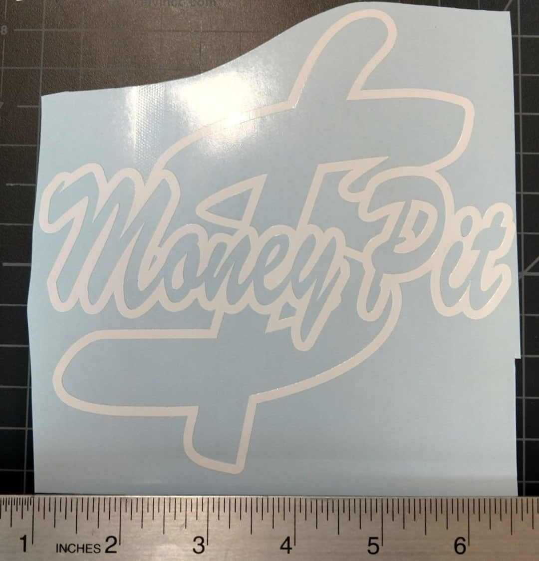 Money Pit - Vinyl Decal - Etsy