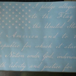 Pledge - Vinyl Decal - Etsy