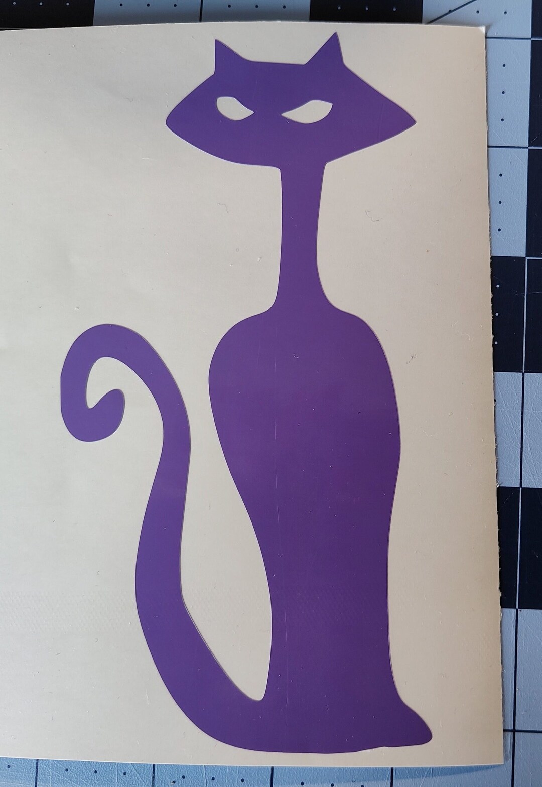 Atomic Cat - Vinyl Decal - Etsy